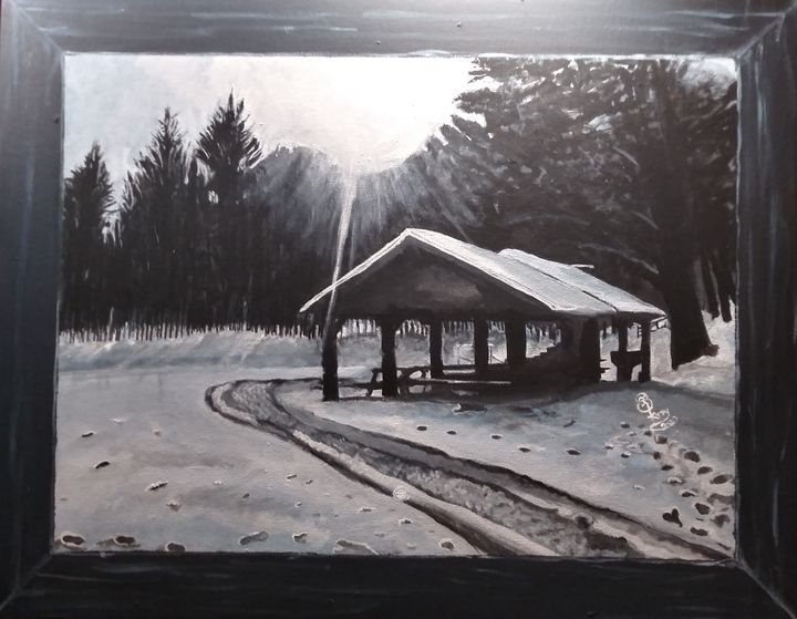 Footsteps in the Snow - Kirsty Smith Innis - Art - Paintings & Prints ...