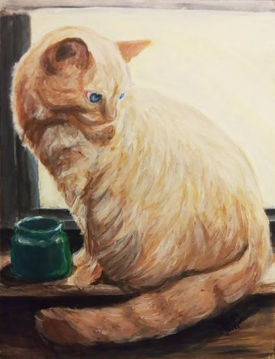 Flame Point Siamese - Kirsty Smith Innis - Art - Paintings & Prints ...