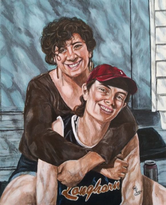 Love In The Shade - Kirsty Smith Innis - Art - Paintings & Prints ...