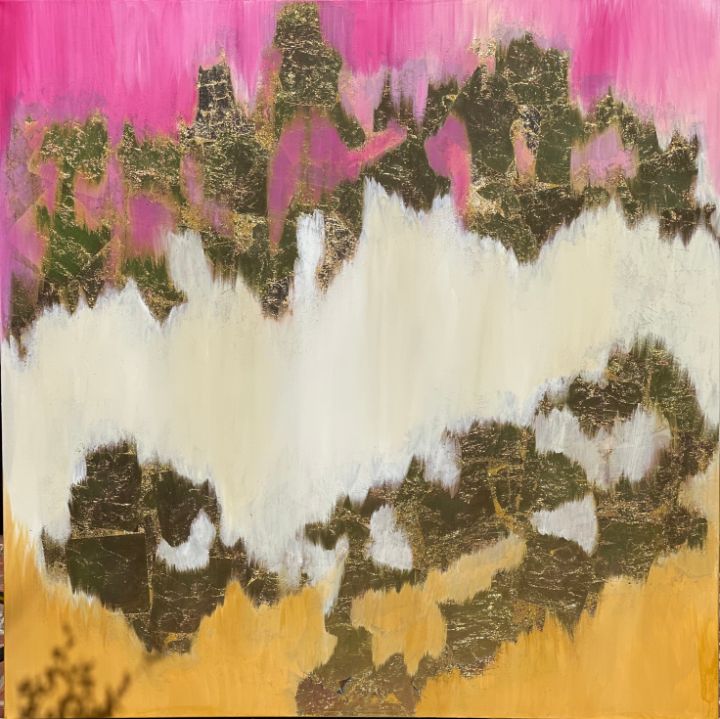Golden Rosè - Mimi Skye - Paintings & Prints, Abstract, Other Abstract ...