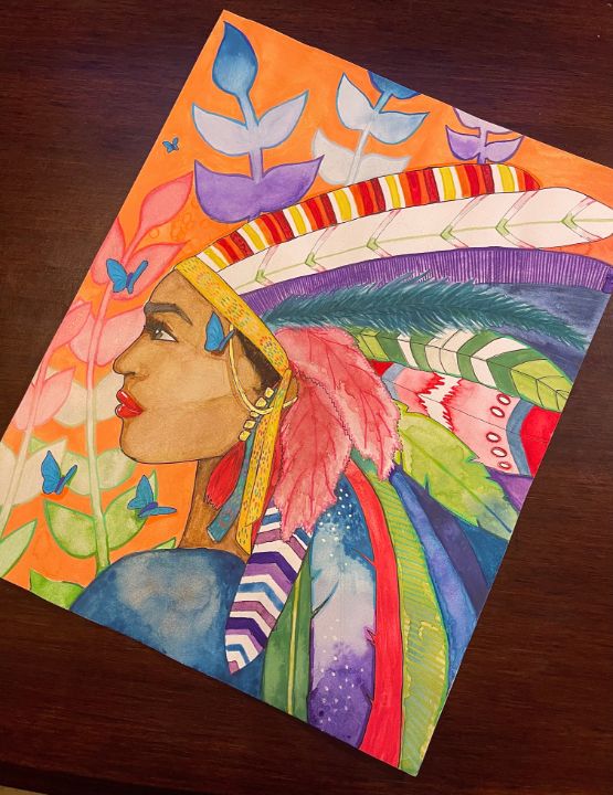 untitled - Mimi Skye - Drawings & Illustration, Ethnic, Cultural ...