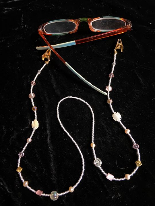 Icy Pinks & Birds Eye-Chain w/Clips - SonSource Arts - Jewelry, Other ...