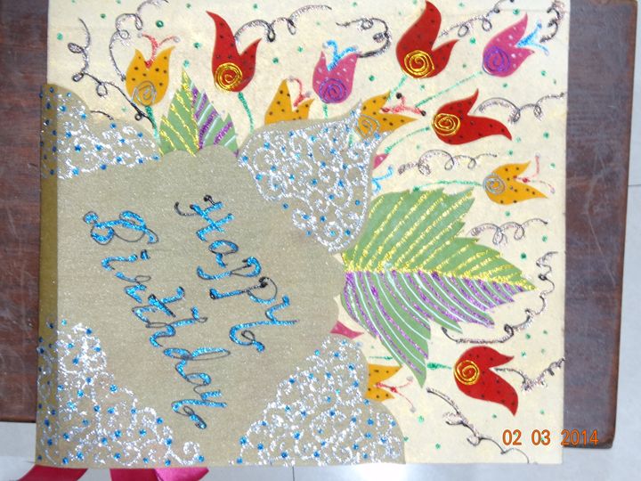 Front View Handmade Card - luvbyhands handmade cards collection ...