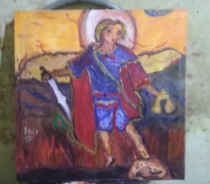 Saint archangel michail - 25th studio - Paintings & Prints, Religion ...