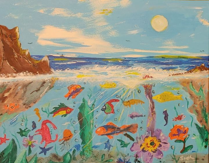 Underseas - JrSmithArtCo - Paintings & Prints, Animals, Birds, & Fish ...