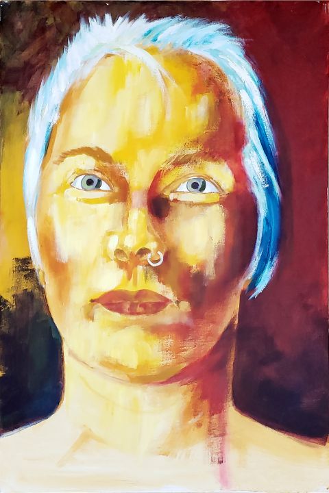JANET - Carlos Jordan - Paintings & Prints, People & Figures, Portraits ...