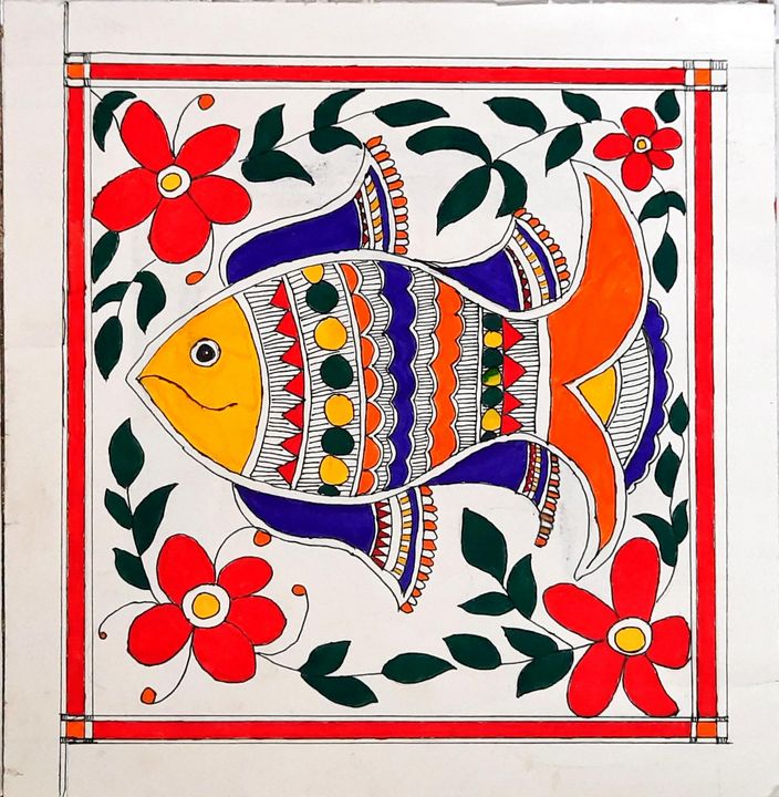 Fish - Preeti 's Art - Paintings & Prints, Ethnic, Cultural, & Tribal ...