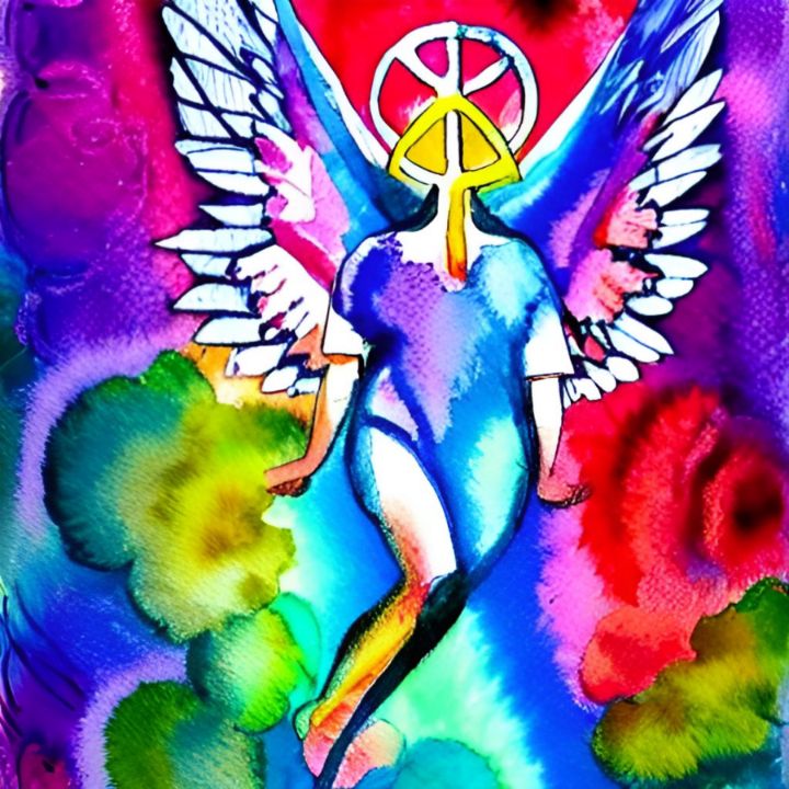 Space Angel - Alexander Zane - Digital Art & AI, Religion, Philosophy ...