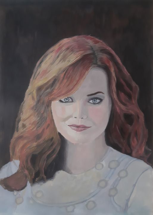 Emma Stone - Madi - Paintings & Prints, People & Figures, Celebrity ...