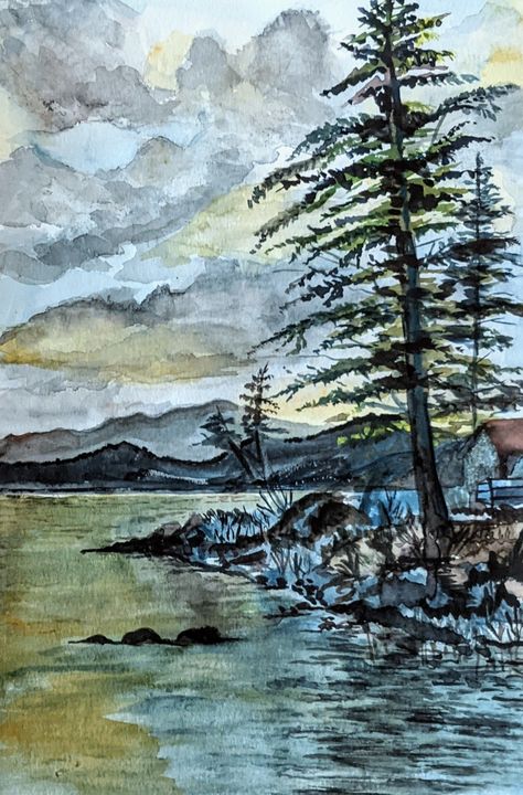 Pacific Coastline, British Columbia - Mallorys Design - Paintings ...