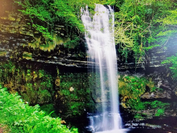Soothing Cascade - Mario - Paintings & Prints, Landscapes & Nature ...
