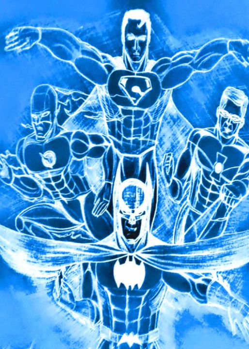 DC comic, Superheroes: clone - futuremind arts - Drawings ...