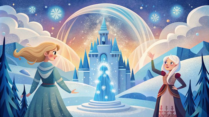 Frozen's Magical Winter Wonderland 2 - Artlia - Digital Art & AI ...