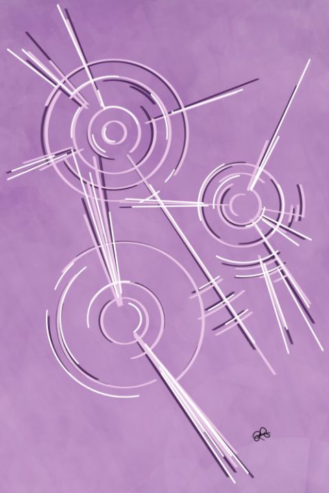 purple abstract - dessin_quentin - Paintings & Prints, Abstract ...