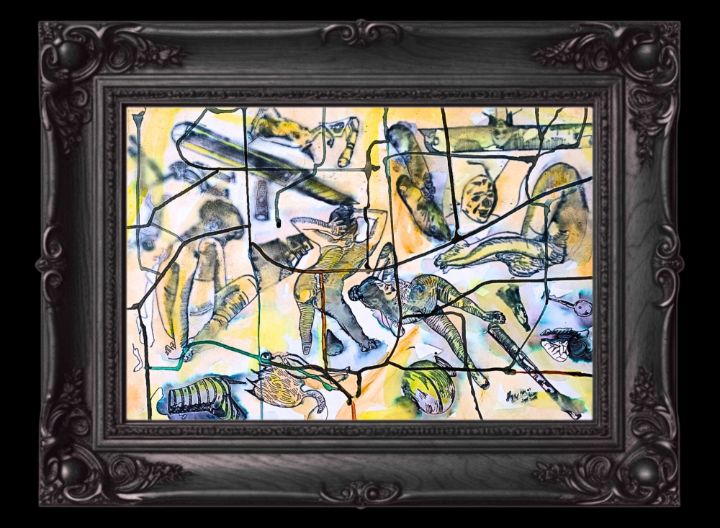 The Anatomy of Connection - MOHD SYEED - Paintings & Prints, Abstract ...