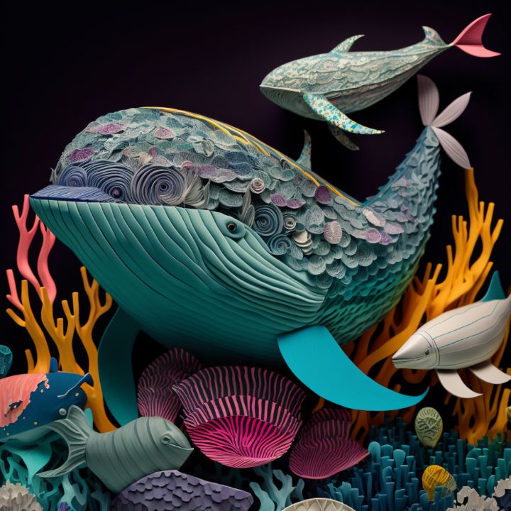 Intricate Sea life - LAS - Digital Art & AI, Animals, Birds, & Fish ...