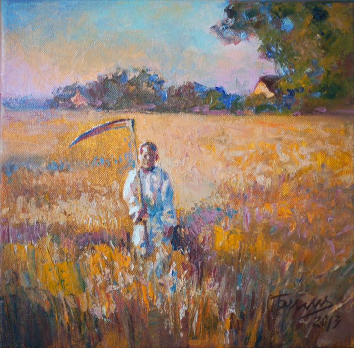 Haymaker - Oksana Begma - Paintings & Prints, People & Figures, Other ...