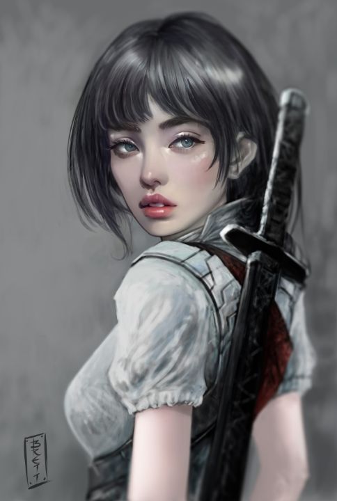 future warrior - BrettArtz - Drawings & Illustration, Fantasy & Mythology, Space Fiction, Other ...