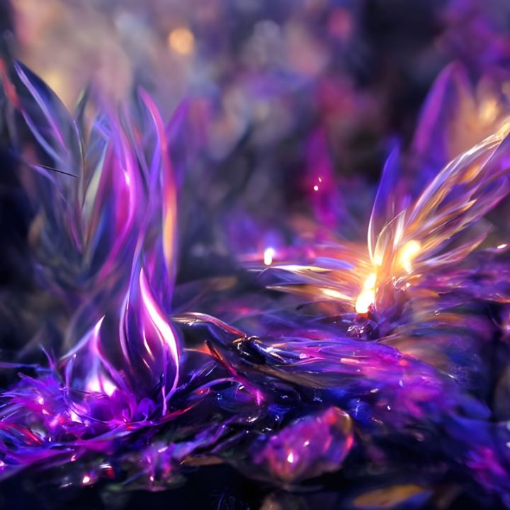 Gentle Violet Flame - Lady Luna Star - Digital Art & AI, Religion ...