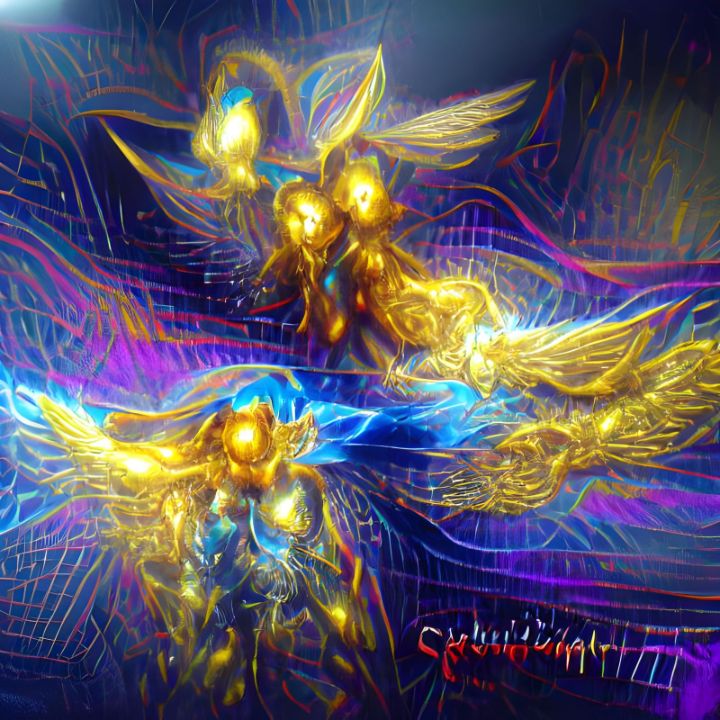 Lady Luna Star - Paintings & Prints, Digital Art