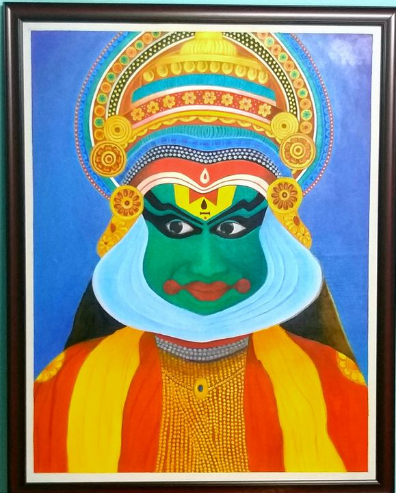 Kathakali Face Drawing