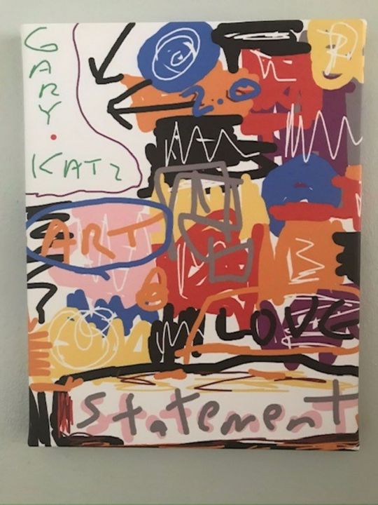 STATEMENT 24/7 - Gary Katz - Digital Art & AI, Abstract, Movement - ArtPal