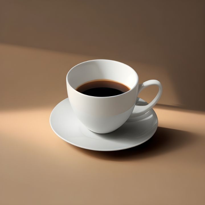 White Coffee Cup - Monad Nomad - Digital Art & AI, Food & Beverage ...
