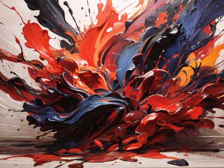 Dark Passion - Monad Nomad - Digital Art & AI, Abstract, Movement - ArtPal