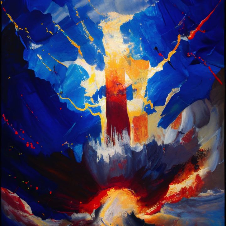 Blessing of Thunder - Monad Nomad - Digital Art, Abstract, Movement ...