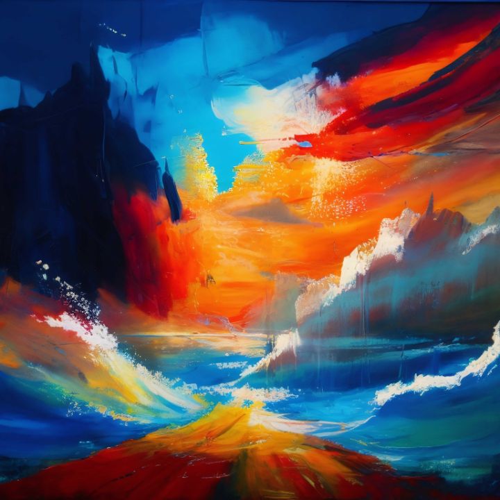 Distant Journey - Monad Nomad - Digital Art, Abstract, Movement - ArtPal