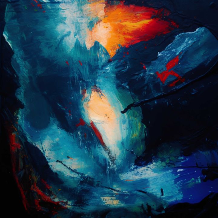 In the Depths of Silence - Monad Nomad - Digital Art & AI, Abstract ...