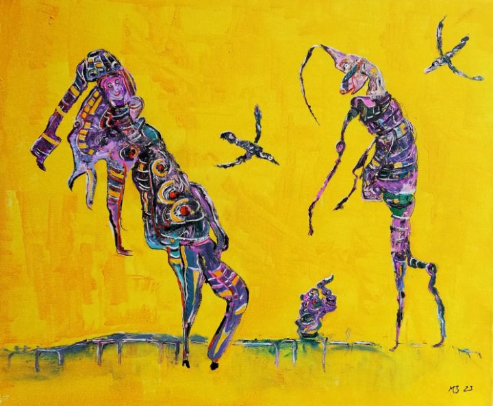 Maluji co vidím II. - Energie duší - Paintings & Prints, Abstract ...