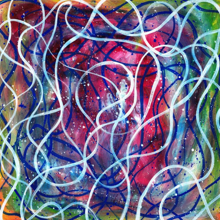 Labyrinth of Existence - Arindam Paul - Paintings & Prints, Abstract, Other Abstract - ArtPal