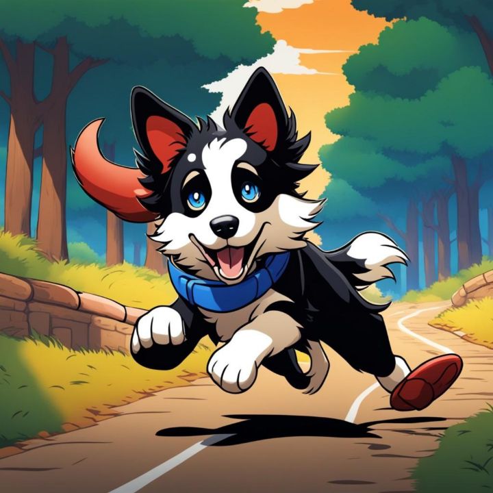 Bobbie the Border Collie - Gail Marie’s art - Digital Art & AI ...