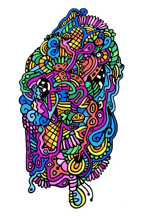 Helixion - Mel Paradise Art - Paintings & Prints, Abstract, Irregular ...