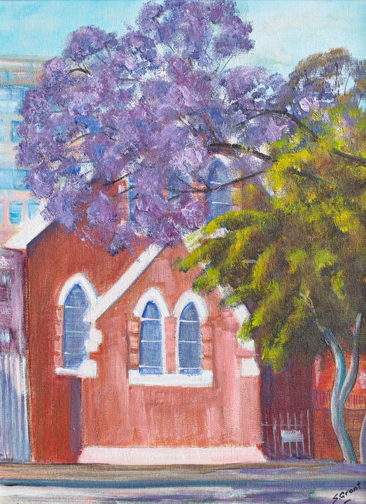 A touch of purple - stuart grant - Paintings & Prints, Landscapes ...