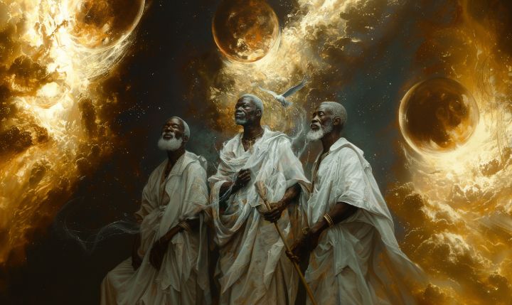 The Watchers - Art By Andre - Digital Art & AI, Ethnic, Cultural ...