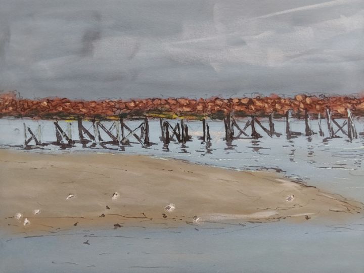 Amble by the Sea - Artraces - Paintings & Prints, Places & Travel ...