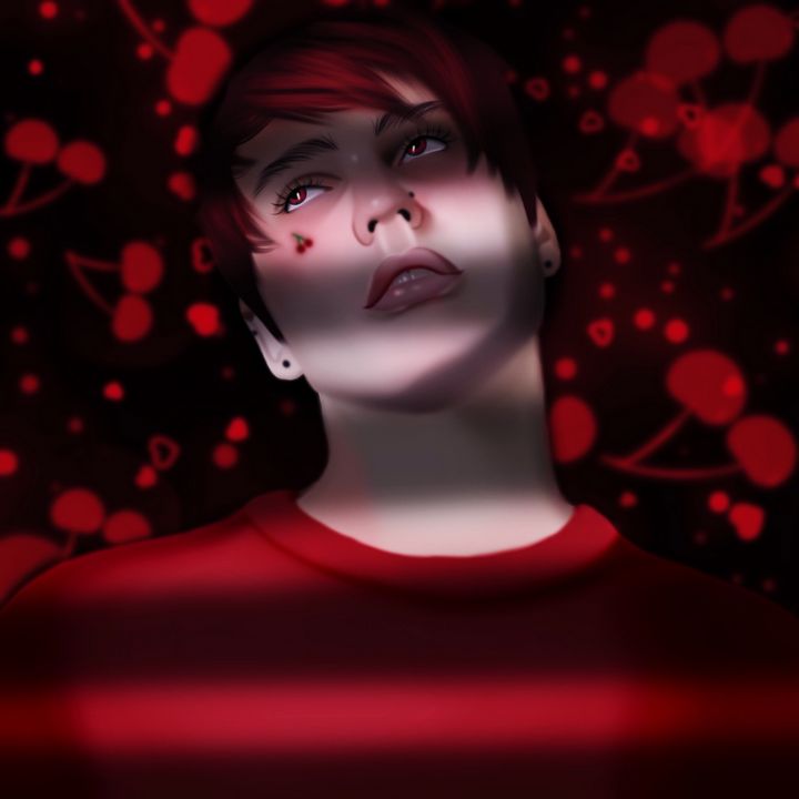 Colby Brock Red Cherries - Jack Thomas - Digital Art & AI, People ...