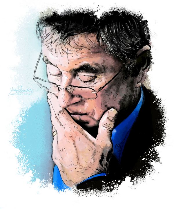 John Nettles - sim scribble - Drawings & Illustration, People & Figures ...