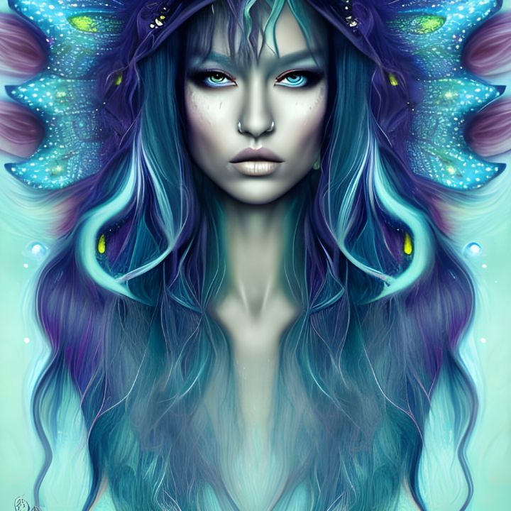 Deep Stare - NewAgerJul - Digital Art & AI, People & Figures, Other ...