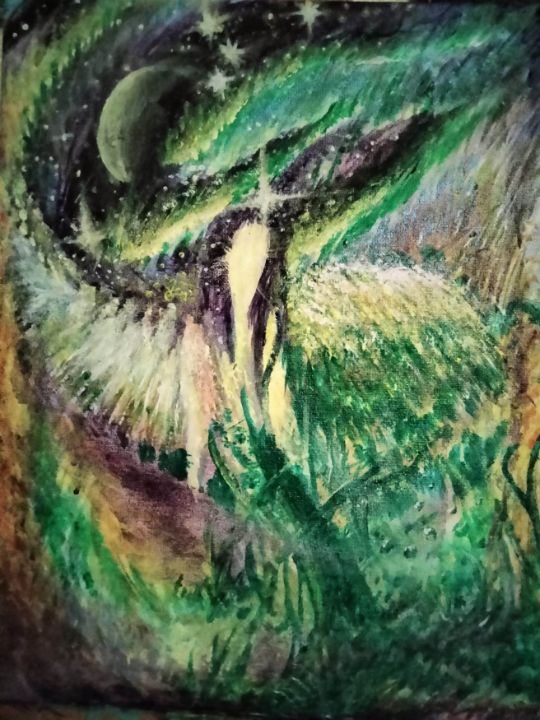 Devine Goddess - Devinis Acesnsion - Paintings & Prints, Fantasy ...