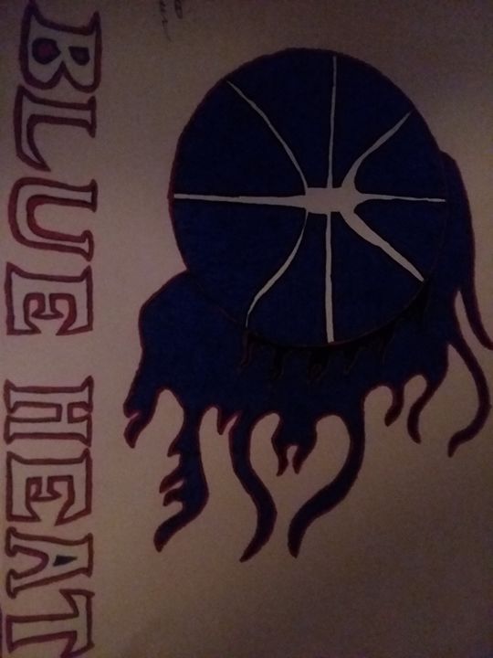 Philadelphia Blue Heat Logo - Curtis' Dynamic Art Gallery - Drawings ...