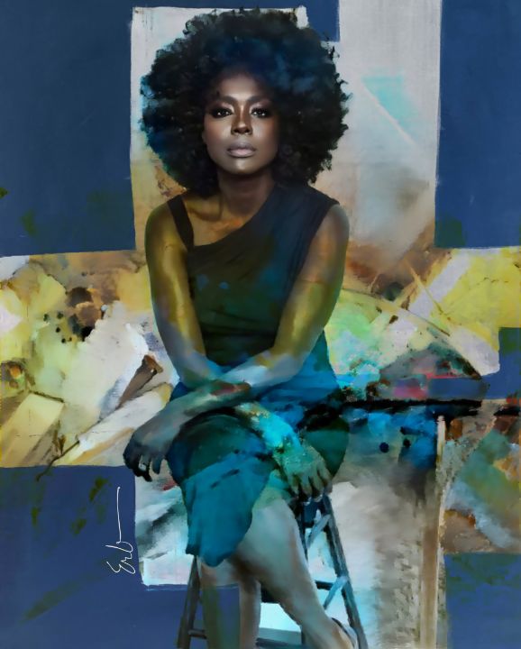 Viola Davis #2 - Cognition Art Design - Paintings & Prints ...