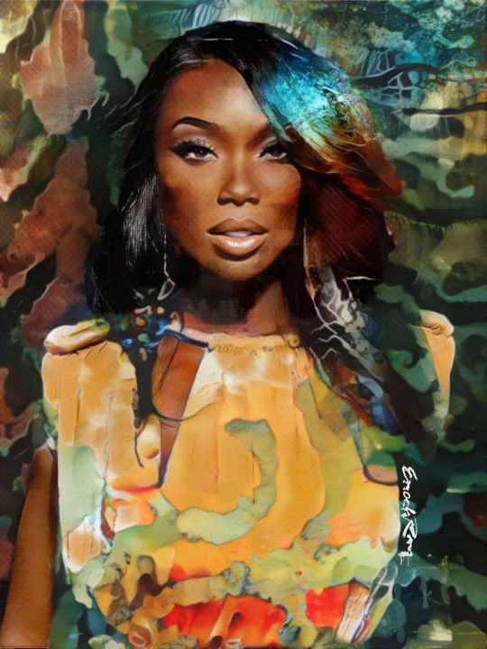 Brandy “Abstract B” - Cognition Art Design - Paintings & Prints ...