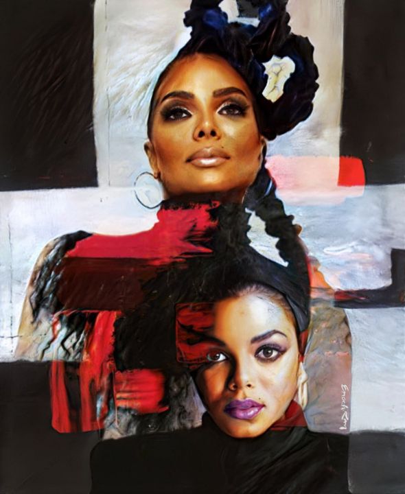 Janet “Reflections” - Cognition Art Design - Paintings & Prints ...