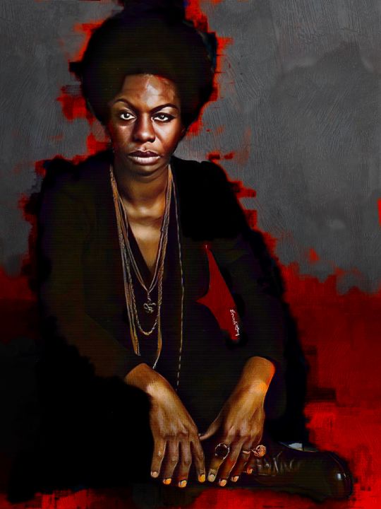 Nina Simone - Cognition Art Design - Paintings & Prints, Entertainment ...