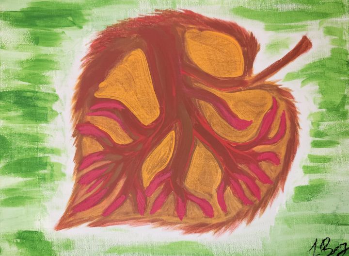 Autumn leaf - Your body Heals itself - Paintings & Prints, Landscapes ...
