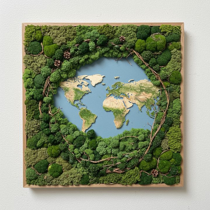 Sustainable & Eco-Conscious Nature - Lanndscape and Flowers, digital ...