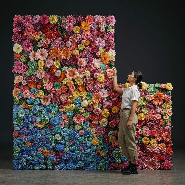 The Censored Color Spectrum - Lanndscape and Flowers, digital art ...